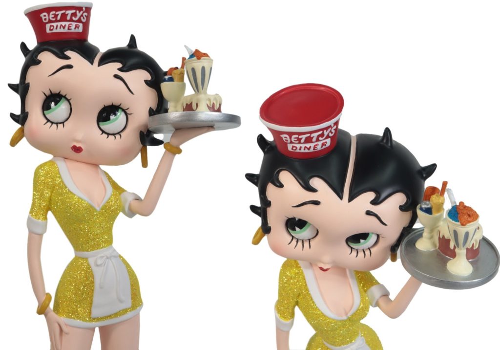 Betty Boop "Diner Waitress" - Art-Deco-Design - Magasin en ligne