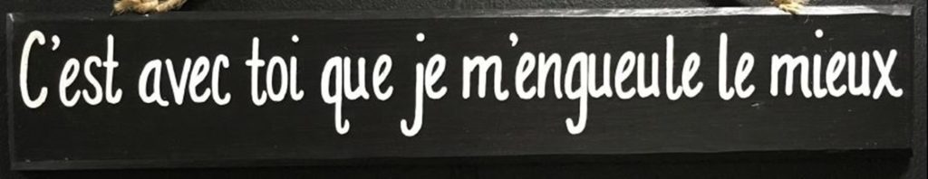Panneau "C'est avec toi..." - Art-Deco-Design - Magasin en ligne